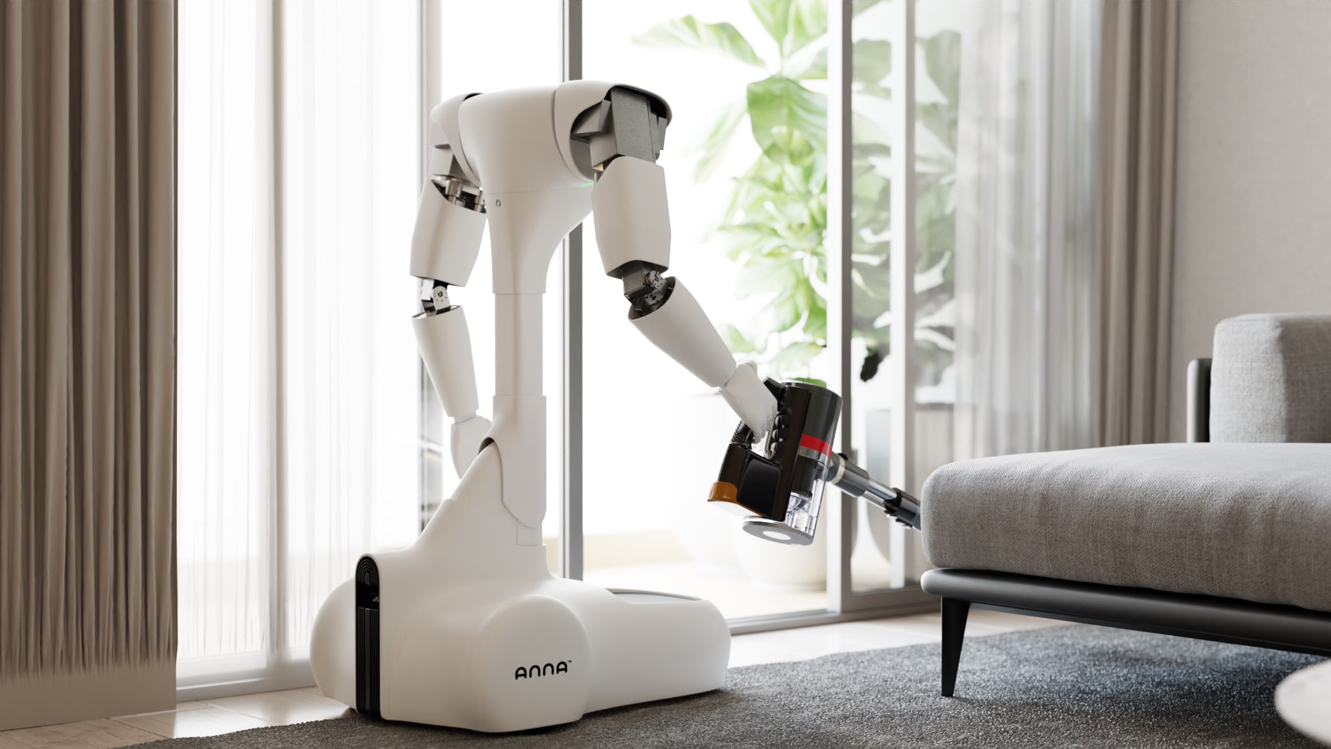 Home Robot Anna 3d animation - Orple